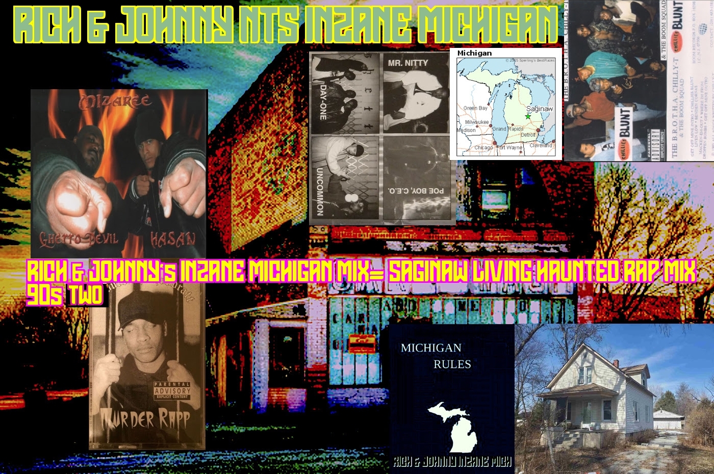RICH & JOHNNY's INZANE MICHIGAN MIX - SAGINAW LIVING HAUNTED RAP MIX ...